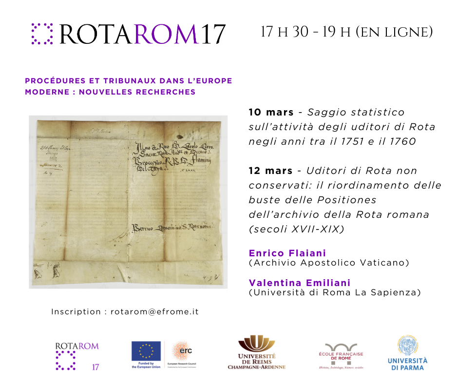 Saggio statistico sull'attività degli uditori di Rota negli anni tra il ...